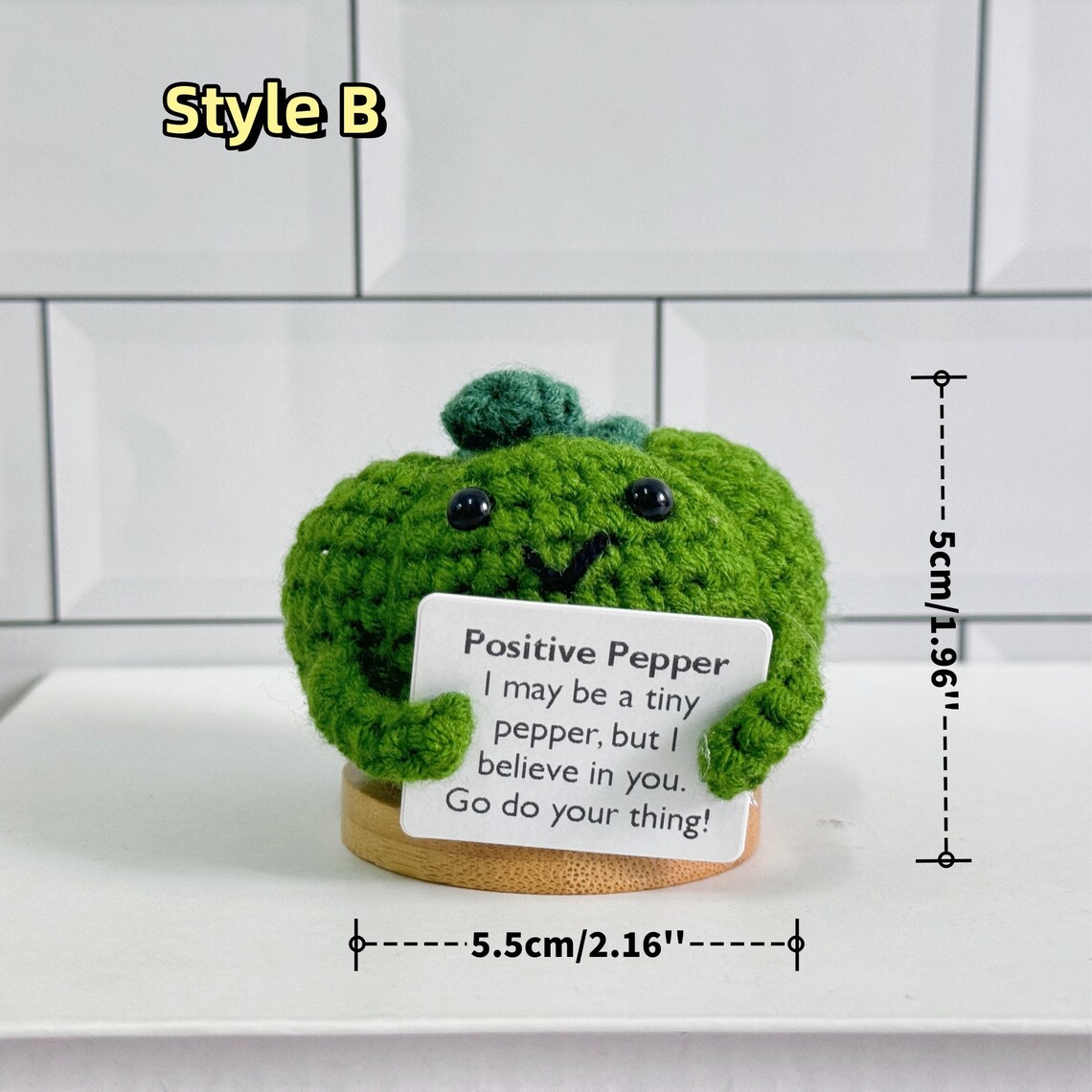Adorable Crochet Pepper,emotional Support Pepper,positive Pepper ...