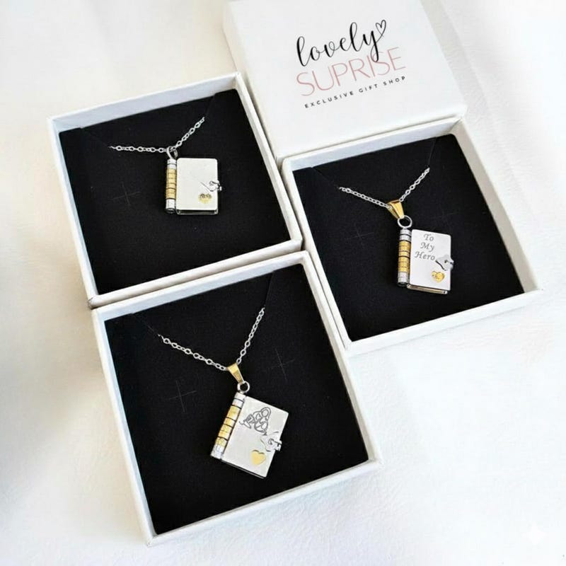 Story Book Lockets - Etsy