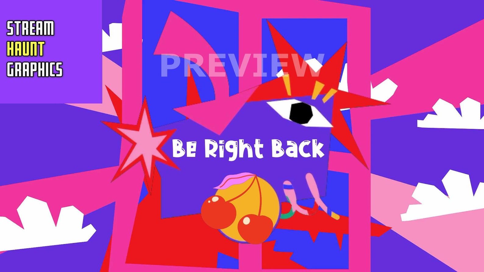 Whimsical Twitch Stream Overlay: Funny Abstract Art Intros (MP4) - Etsy