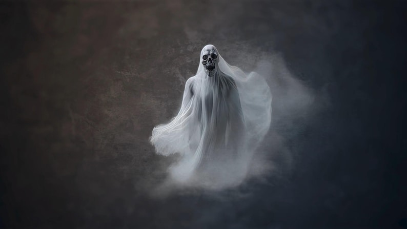 12 Ghost Alert Animations: Paranormal Stream Overlays (WEBM & Prores ...