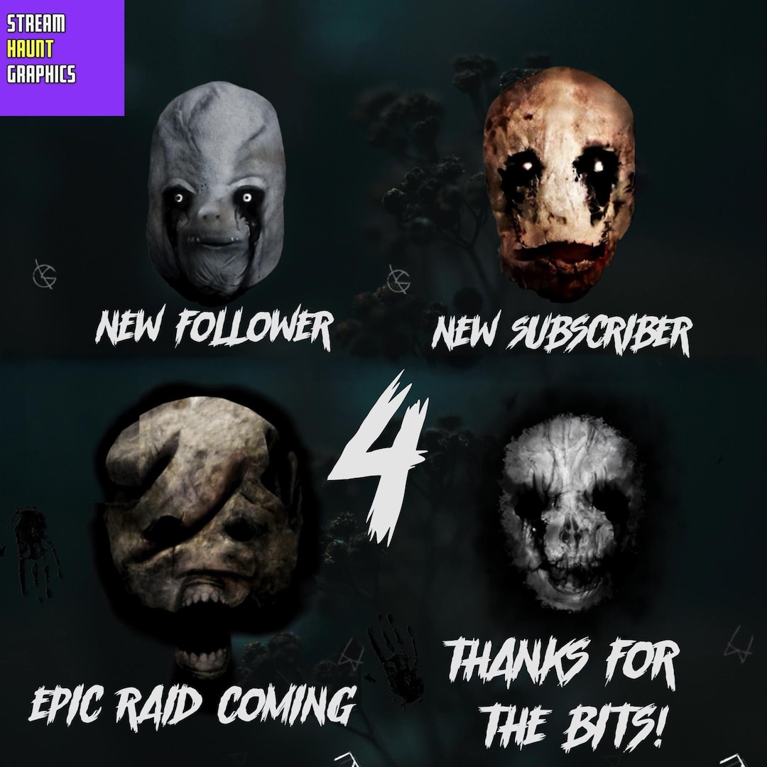 Terrifying Horror - Stream Alerts - Sinister Follower Alert, Crying ...