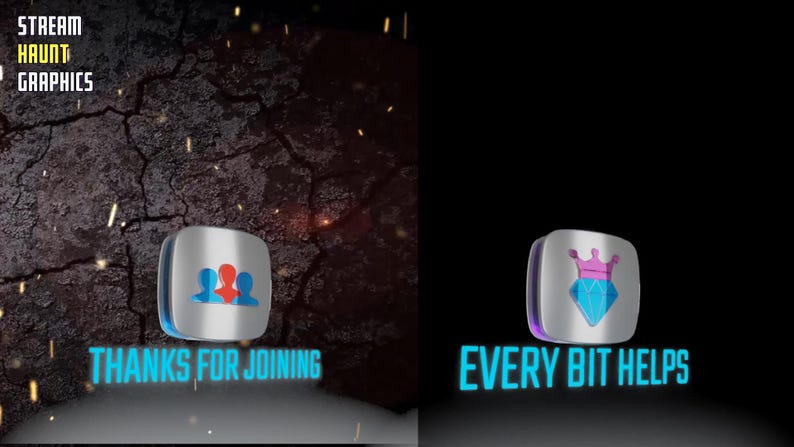 Dynamic Twitch Stream Alerts Animation Bundle: Follower, Subscriber ...