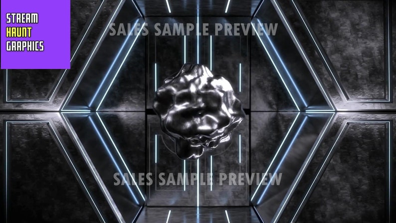 Alien Plasma Style Stream Twitch Overlay Bundle With 9 Files ...