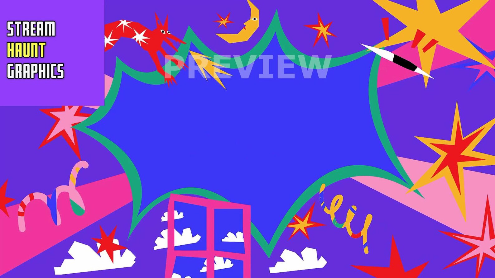 Whimsical Twitch Stream Overlay: Funny Abstract Art Intros (MP4) - Etsy
