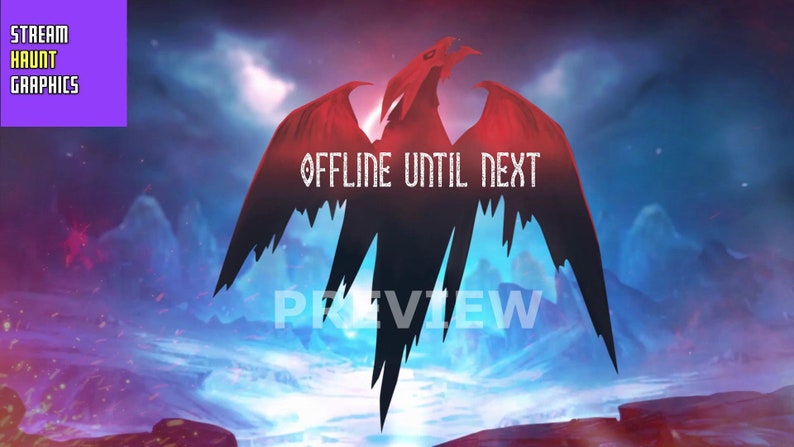 Magical Portal Blood Dragon Streaming Overlays Scenes Bundle 6 Medieval ...