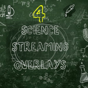 Animated Streaming Science Package Stream Deck Backgrounds Overlays ...