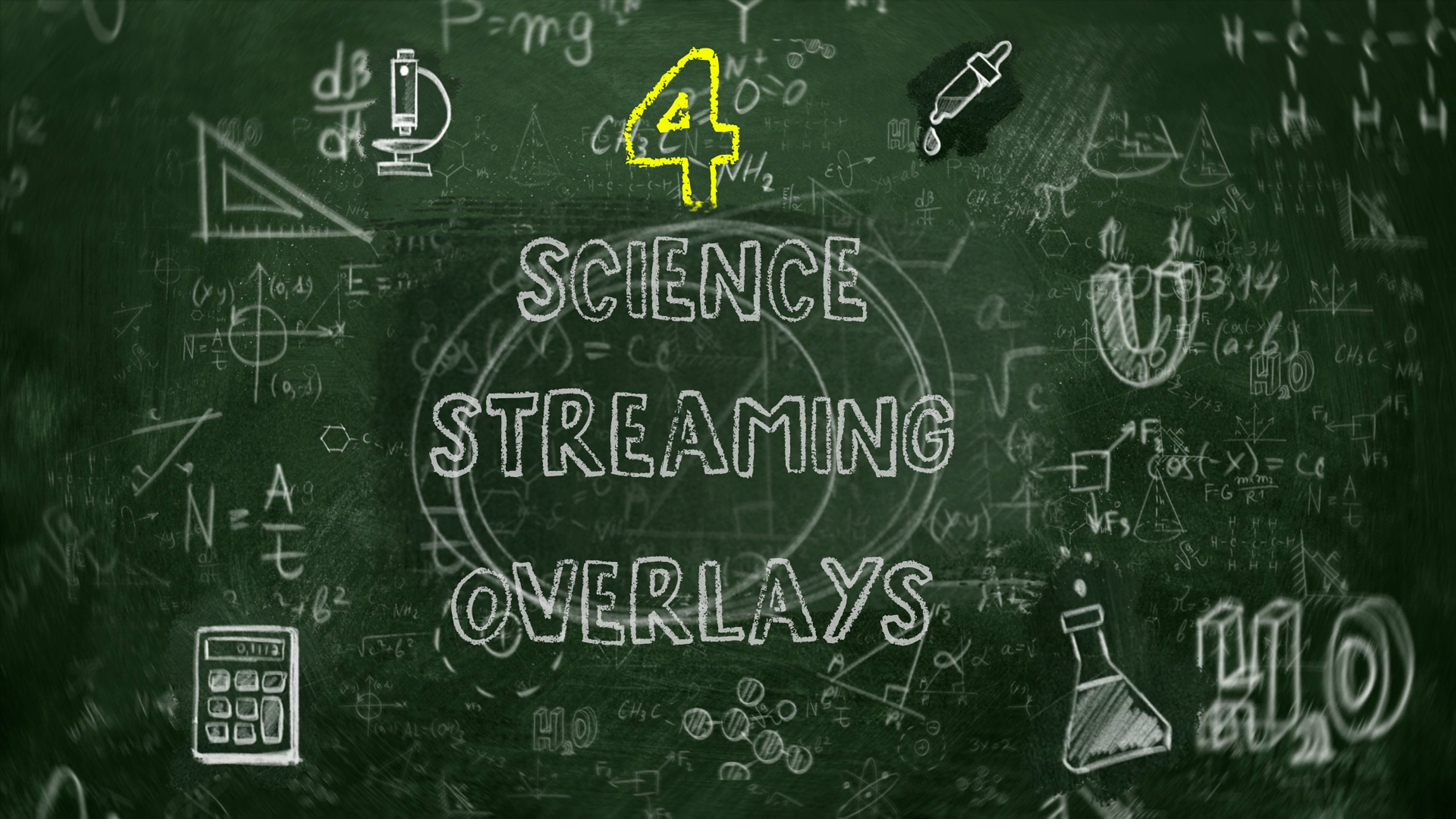 Animated Streaming Science Package Stream Deck Backgrounds Overlays ...