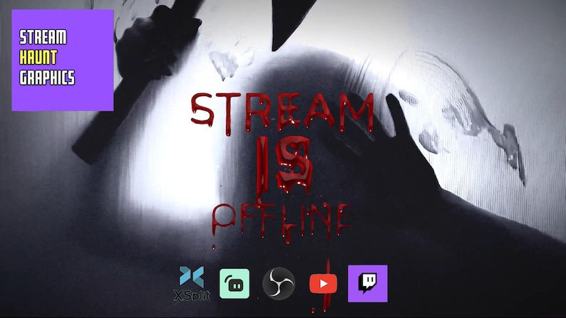 Haunted Ghost Stream Overlay Pack | Horror MP4 Screens + Offline JPG - Etsy