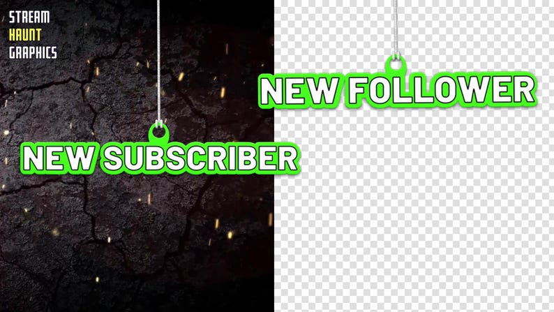 Transparent Yoyo Label Alert Animation Pack, 5 Custom Alerts, Prores ...