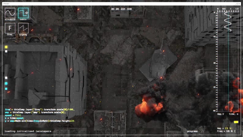 Cinematic War Stream Intro: Futuristic HUD Overlay (MP4) - Etsy