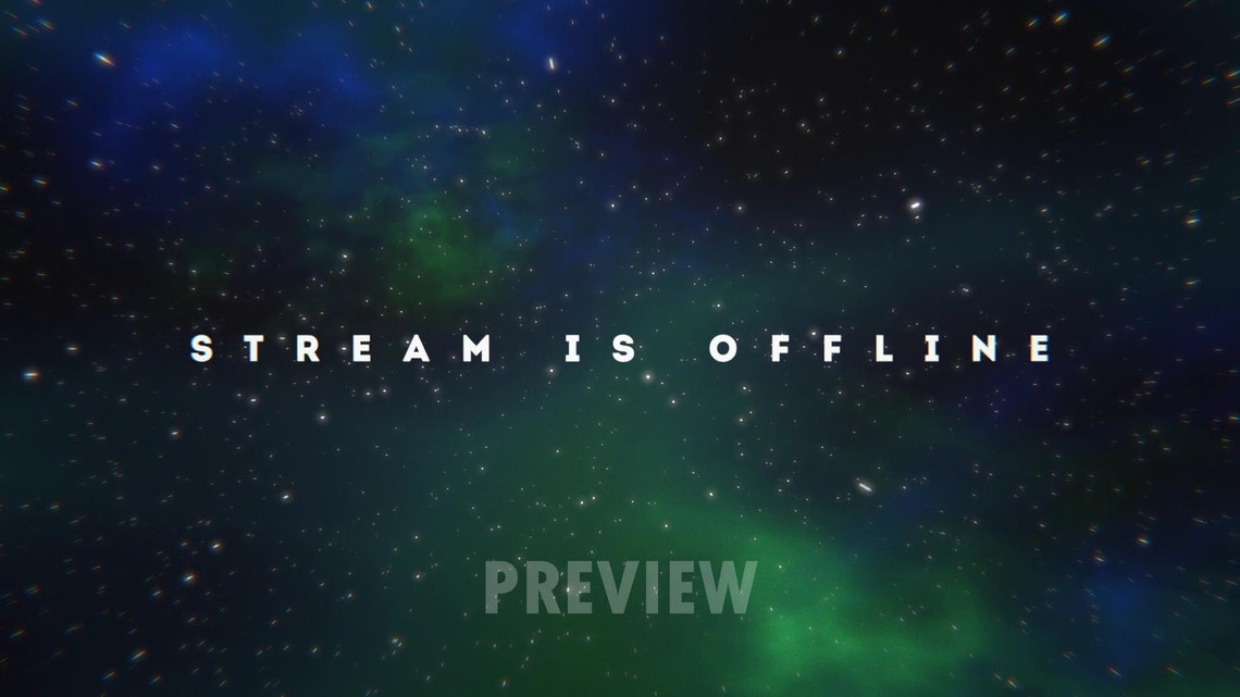 Nebulae Twitch Stream Overlays: Space Journey Set (4 Bundle) - Etsy