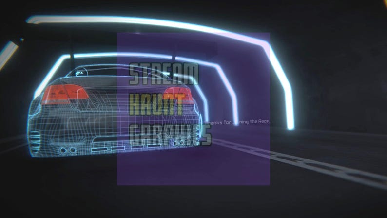 Animated BMW Stream Overlay: Neon Tunnel Racing Scenes With Sound - Etsy