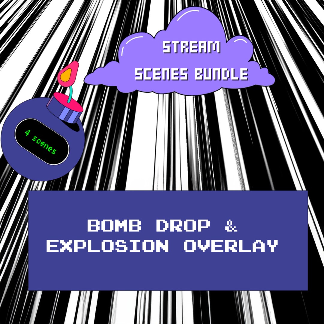 Explosion Overlay: Animated Twitch Stream Scenes Bundle - Etsy