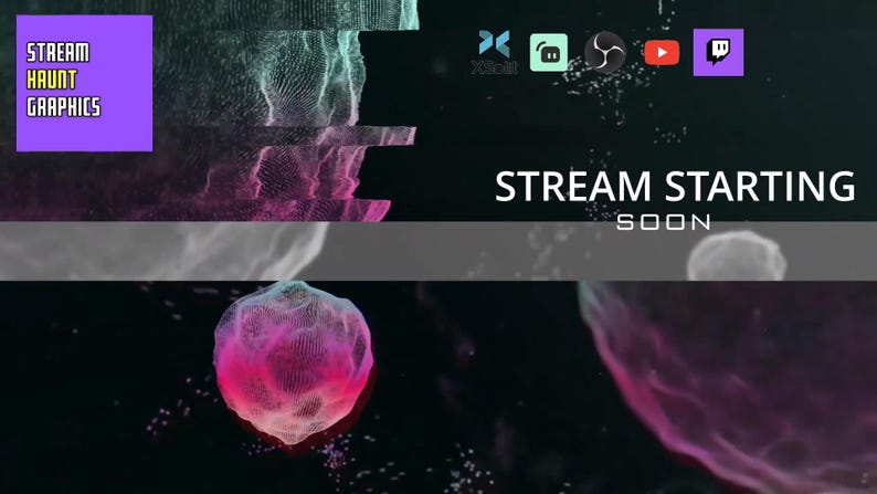 Animated Stream Screens Pack MP4 Loop 1080p | Starting Soon, BRB ...