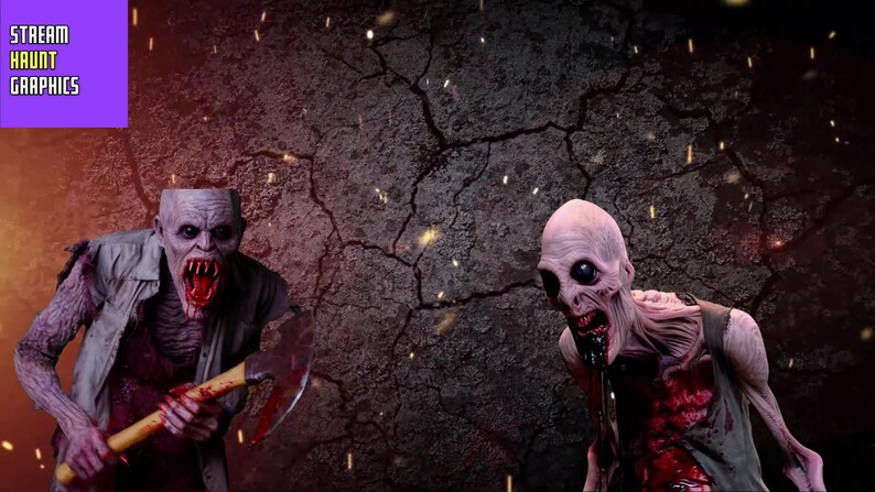 Creepy Killer Horror Alerts 4 Animated Ghostly Stream Alerts With ...