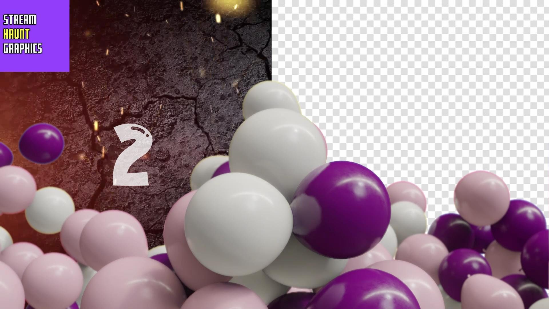 6 Twitch Alert Bundle Multicolored Birthday Balloons Stream Alert ...