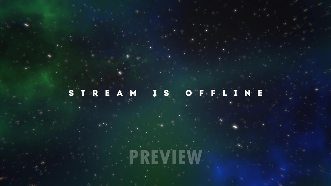 Nebulae Twitch Stream Overlays: Space Journey Set (4 Bundle) - Etsy