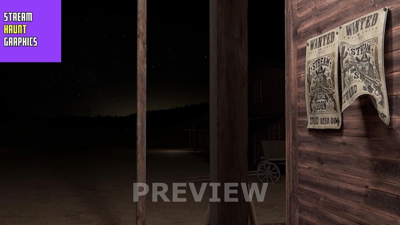 Wild West Stream Overlays: Western Video Graphics Bundle - Etsy