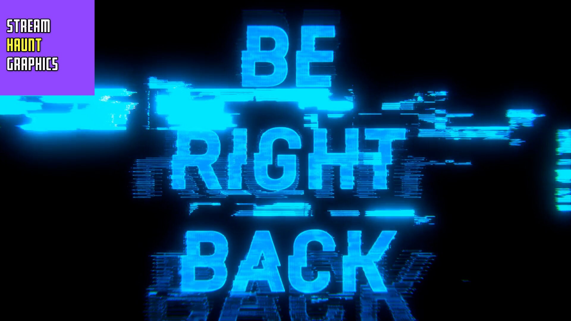 Glitch Overlay Cyberpunk Hacking Style for Twitch Stream Scenes Bundle ...