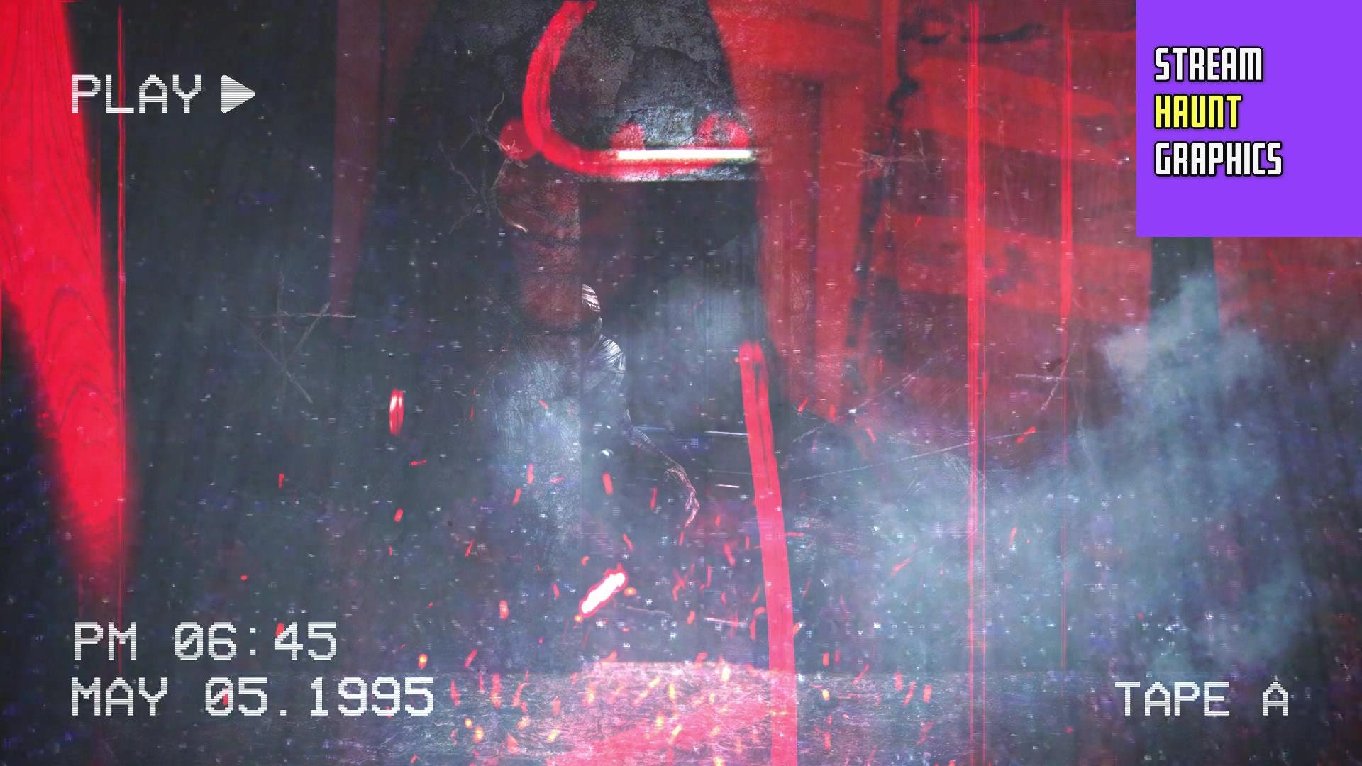 Horror Stream Animation Bundle: Scary Scenes, VHS Glitch Effect - Etsy