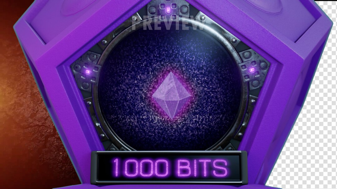 Twitch Bit Alert Bundle: Alien Bot Animation, Transparent Stream ...