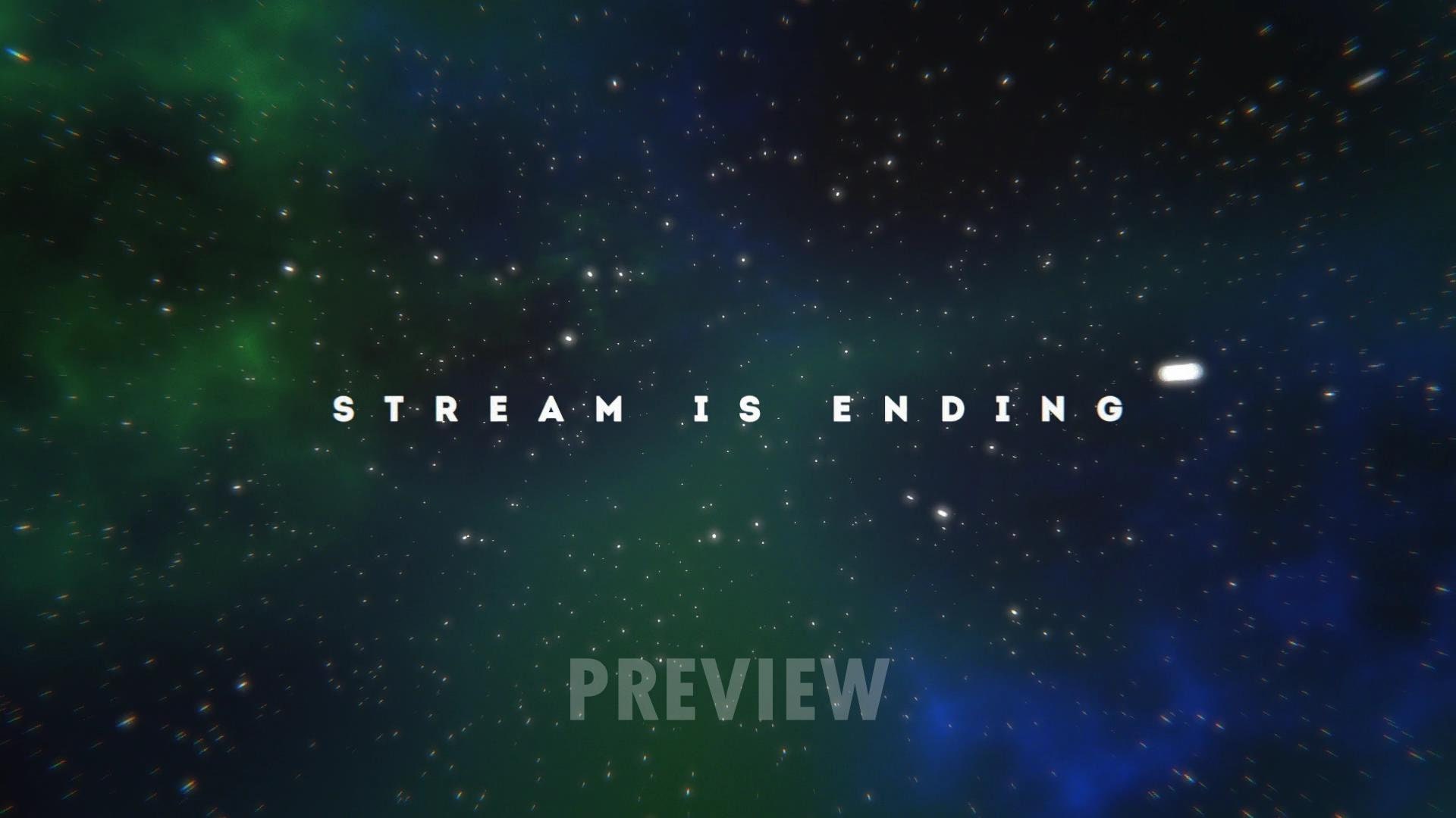 Nebulae Twitch Stream Overlays: Space Journey Set (4 Bundle) - Etsy