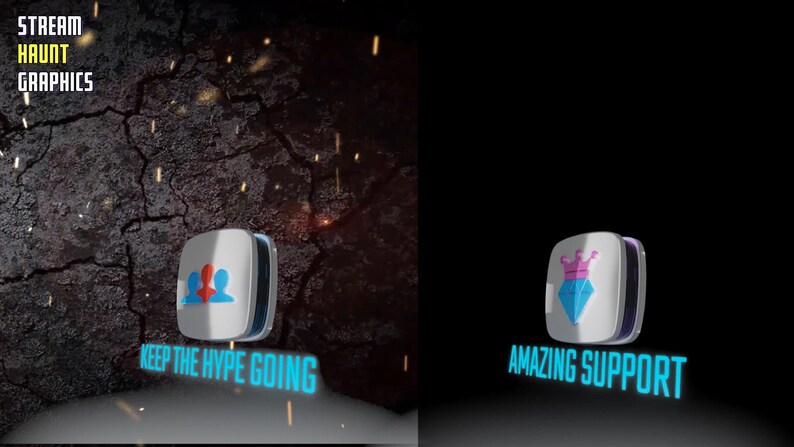 Dynamic Twitch Stream Alerts Animation Bundle: Follower, Subscriber ...