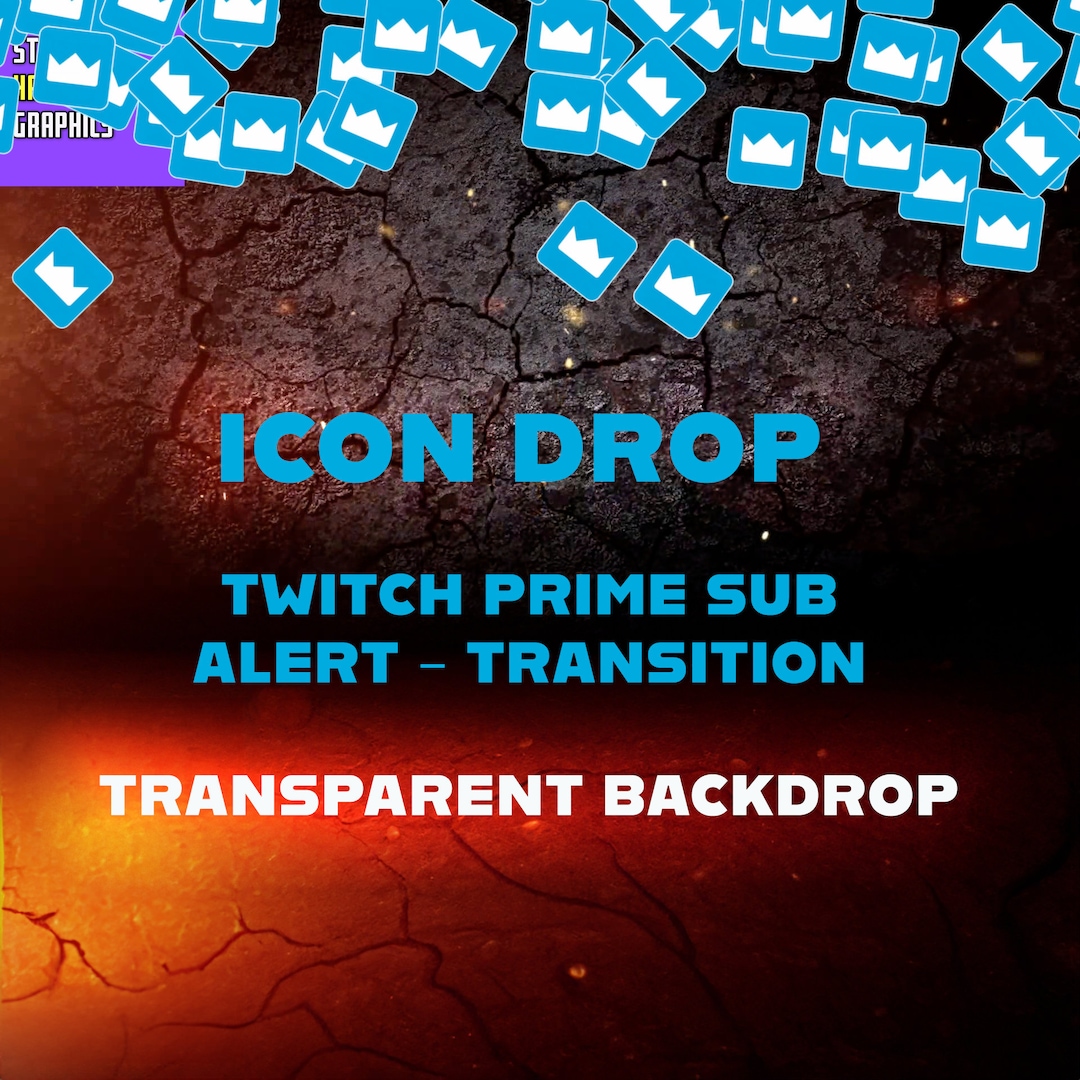 Twitch Prime Sub Stream Alert Transition Twitch Overlay for Subscriber ...