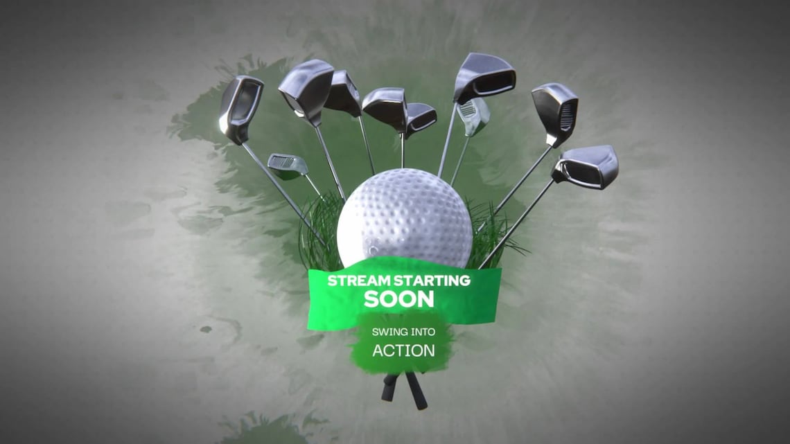 Golf Twitch Overlay Scene Animations Bundle | 4 Color Schemes | Full HD ...