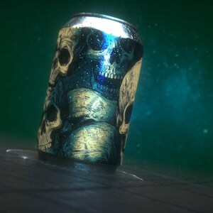 Horror Soda Stream Overlay Animation Bundle: Skull Mp4s (digital ...