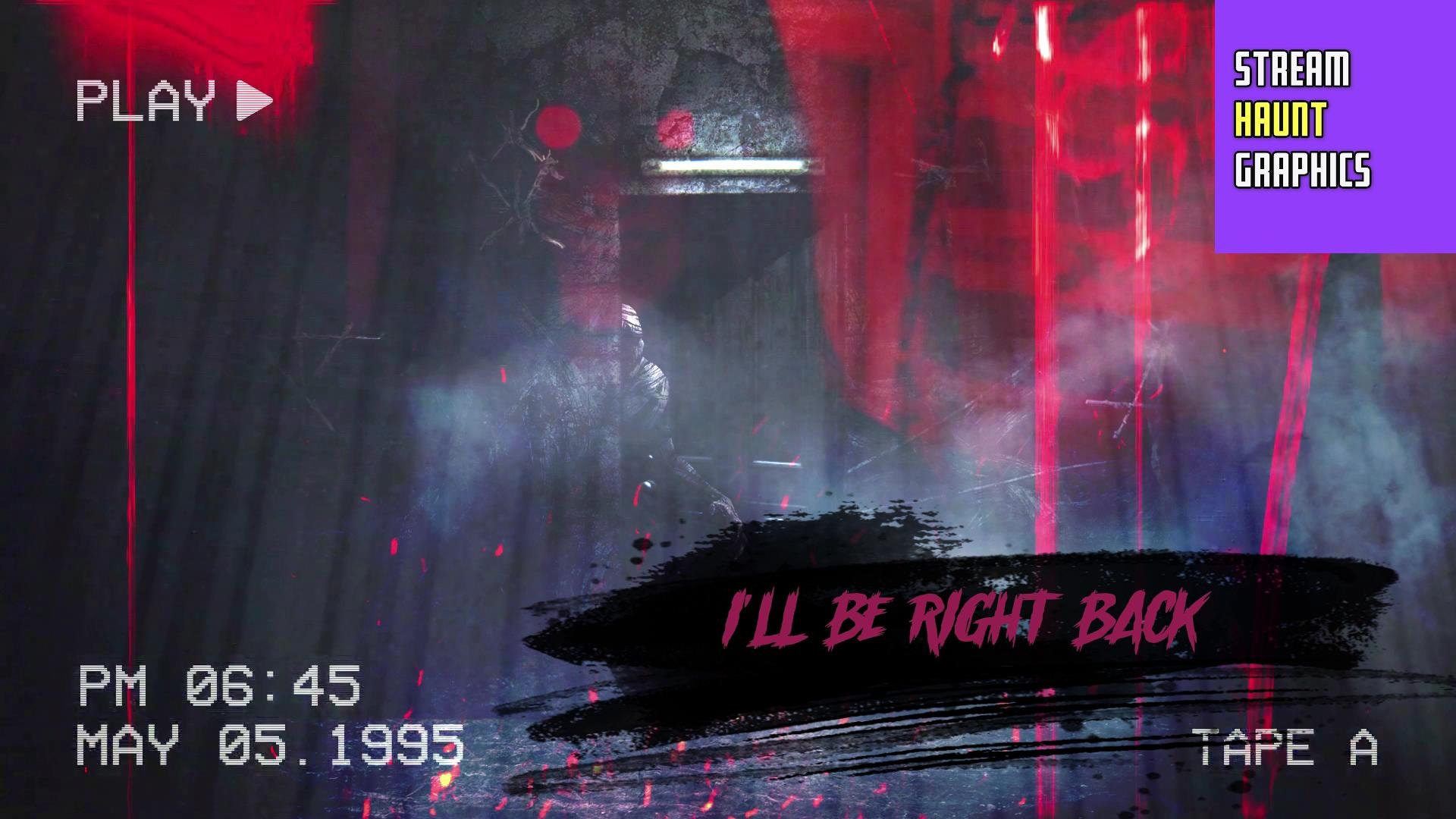 Horror Stream Animation Bundle: Scary Scenes, VHS Glitch Effect - Etsy