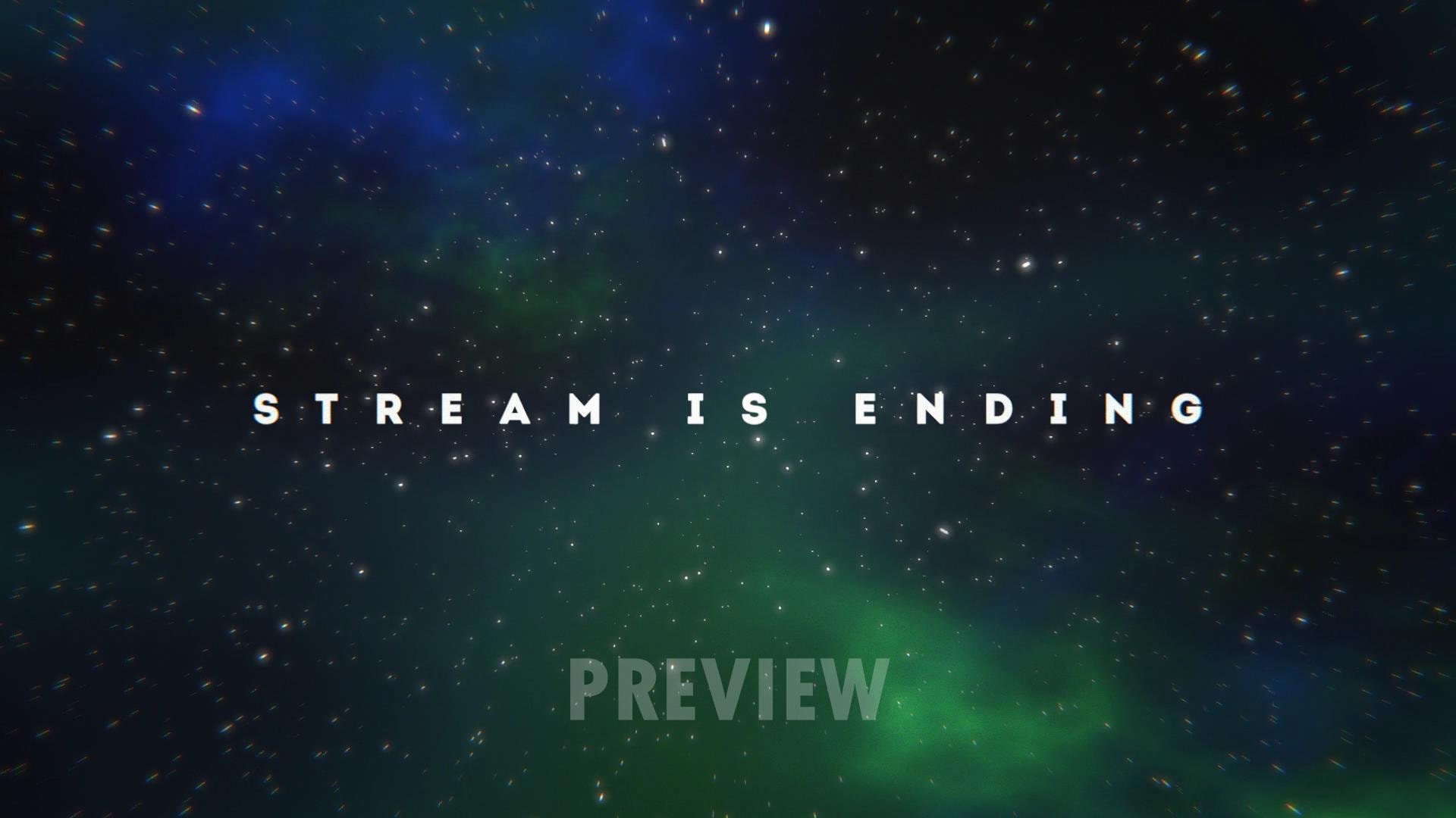 Nebulae Twitch Stream Overlays: Space Journey Set (4 Bundle) - Etsy