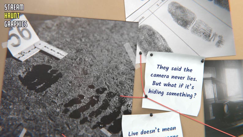 Mystery Detective Stream Overlay: Animated Crime Board Loops (MP4) - Etsy