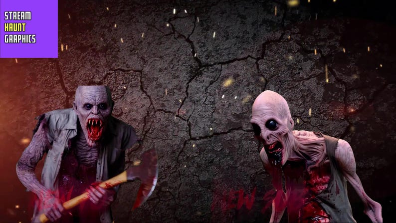 Creepy Killer Horror Alerts 4 Animated Ghostly Stream Alerts With ...