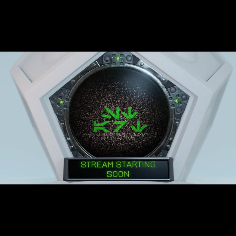 Futuristic Alien Bot Twitch Overlay Bundle: Animated Stream Scenes - Etsy