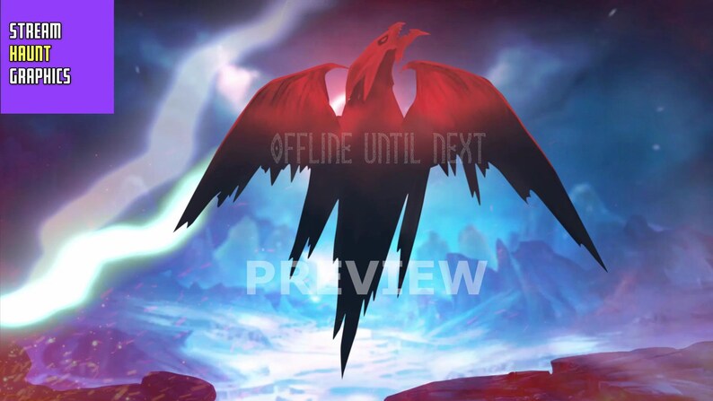 Magical Portal Blood Dragon Streaming Overlays Scenes Bundle 6 Medieval ...