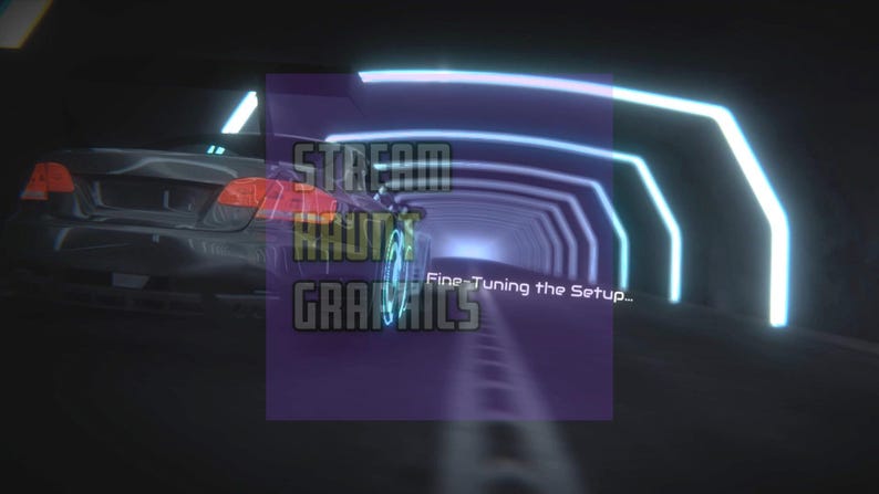 Animated BMW Stream Overlay: Neon Tunnel Racing Scenes With Sound - Etsy