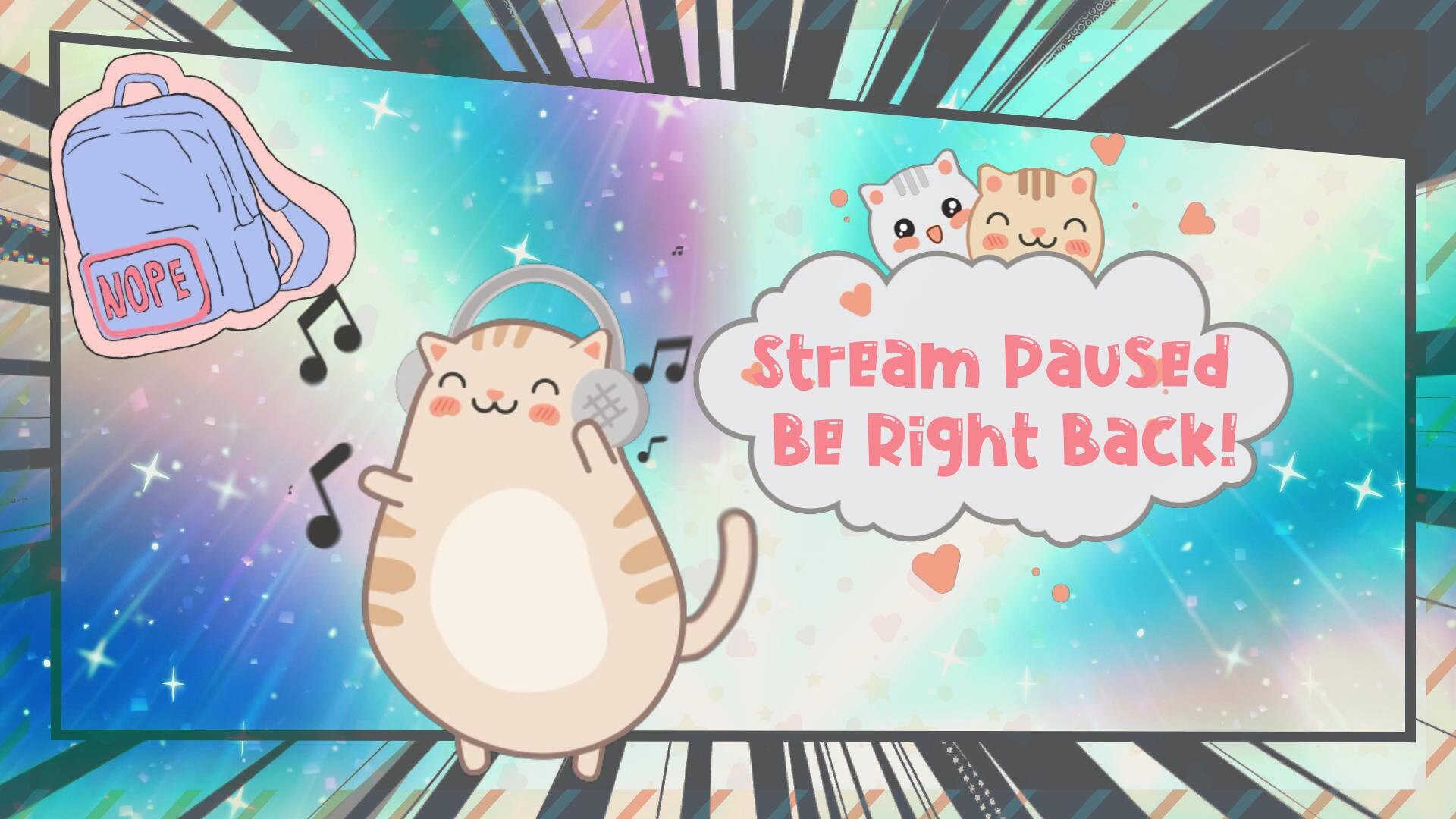 Cute Kitten & Dancing Kitten Overlay Bundle | Korean Cartoon Style ...