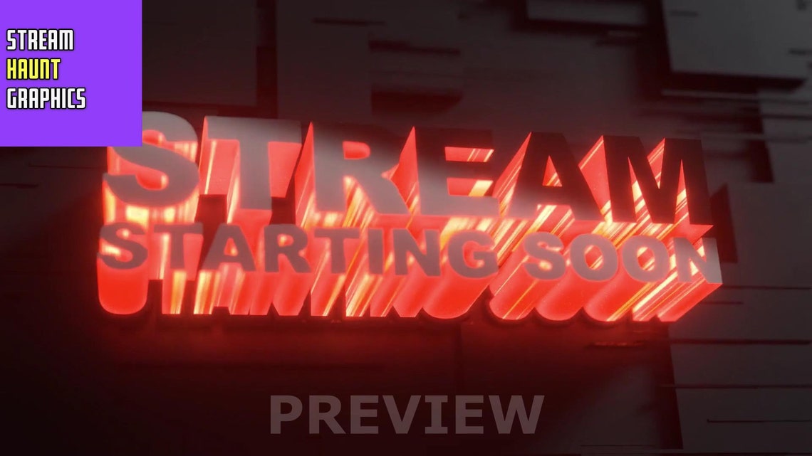 Dynamic Twitch Stream Package Bundle: Digital Energy Extrusions for ...