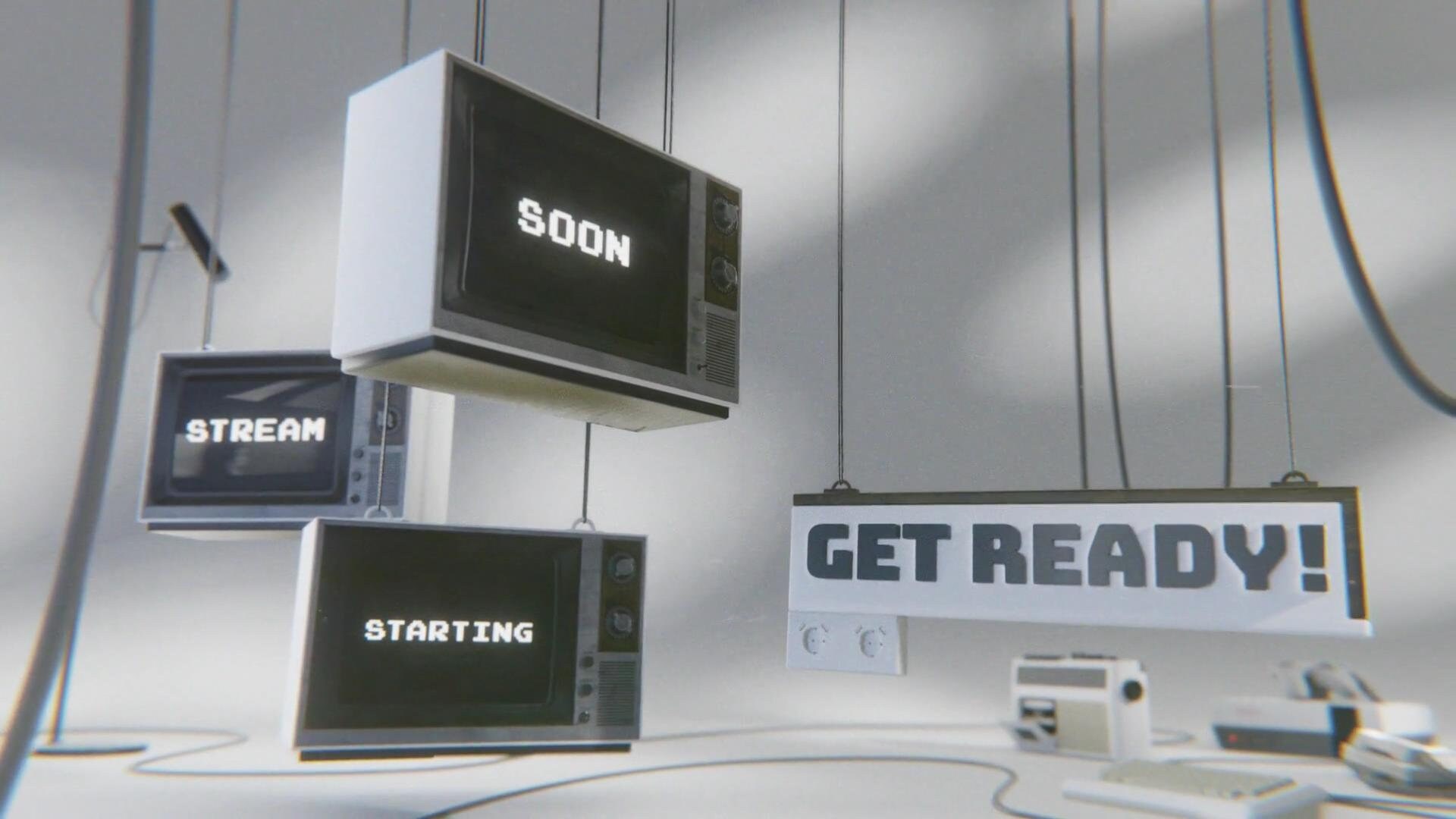 Retro Twitch Stream Animation Bundle: Glitch Monitor Scenes (MP4) - Etsy