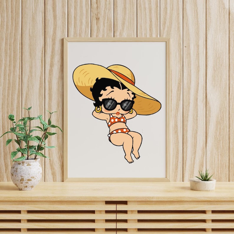 Betty Boop Summer SVG Bundle: Cricut & Silhouette Files (digital ...