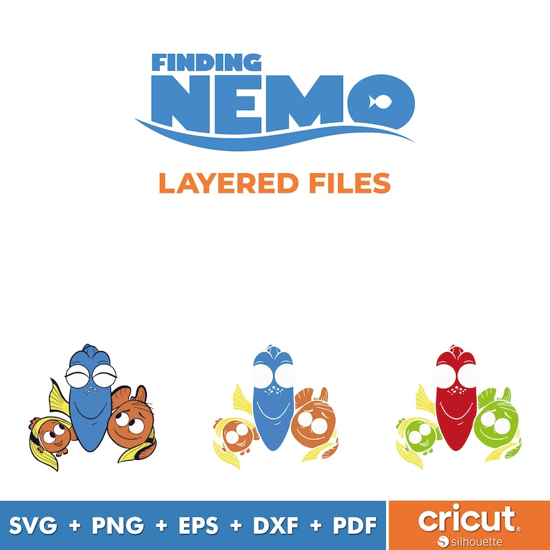 Finding Nemo SVG Bundle: Dory Designs for Cricut (digital Download) - Etsy