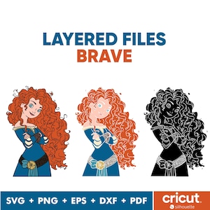 Brave SVG Bundle, Merida Svg, Brave Png, Brave Svg Files for Cricut and ...