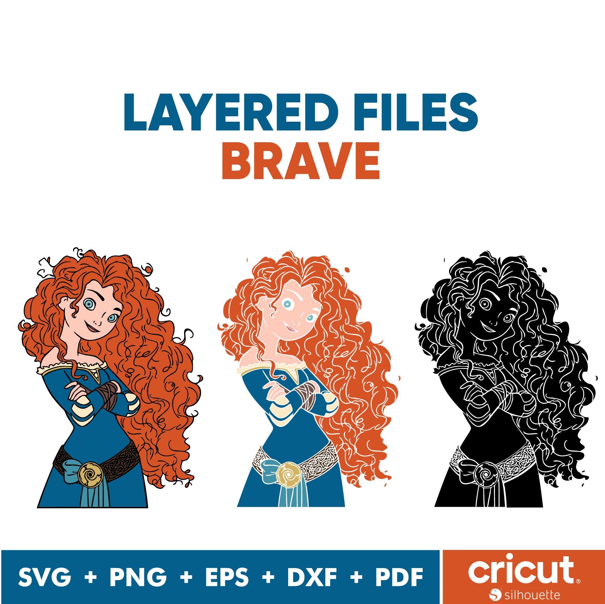 Brave SVG Bundle, Merida Svg, Brave Png, Brave Svg Files for Cricut and ...
