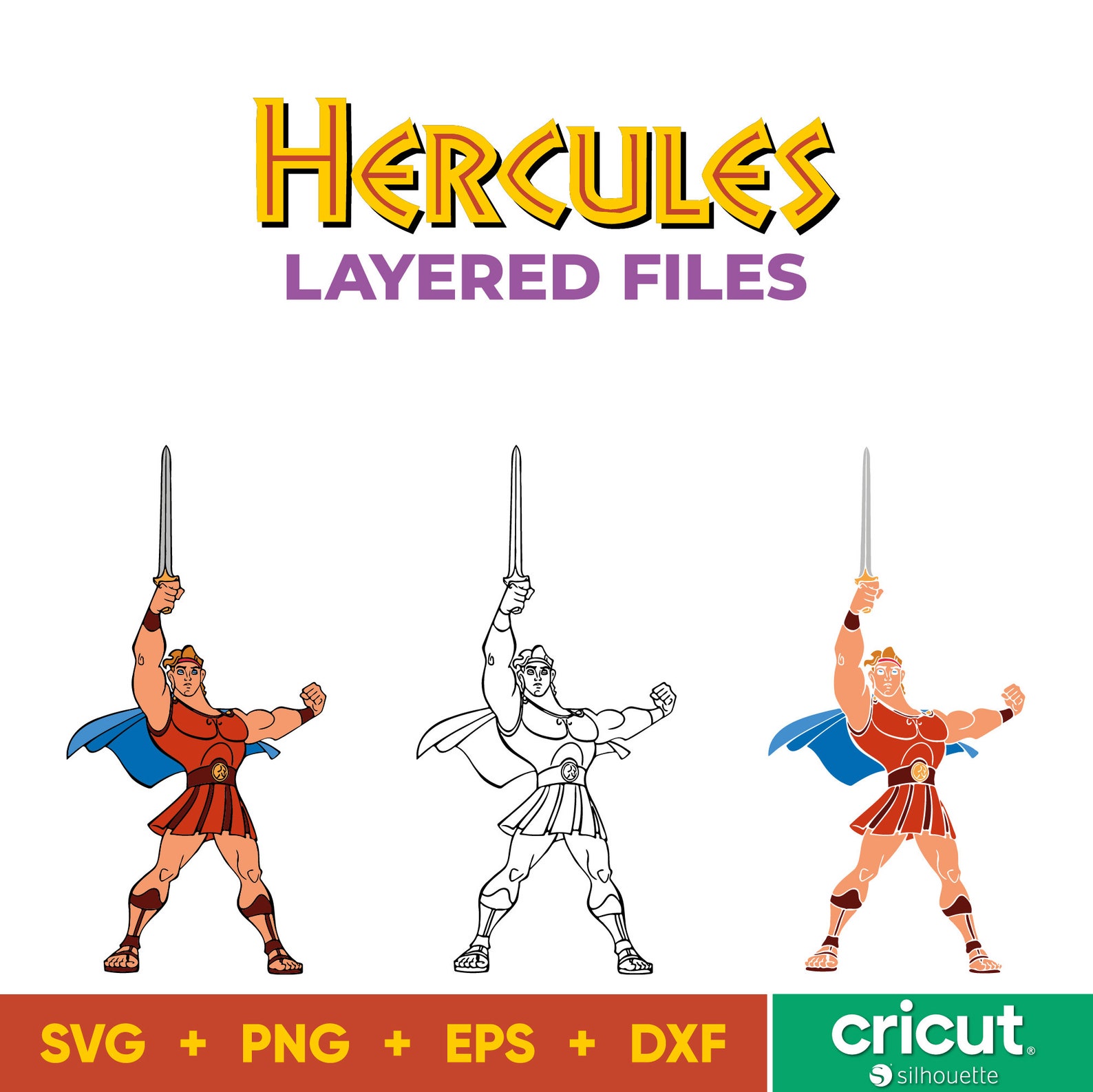 Hercules SVG Bundle, Baby Hercules Svg Files for Cricut, Baby Pegasus ...