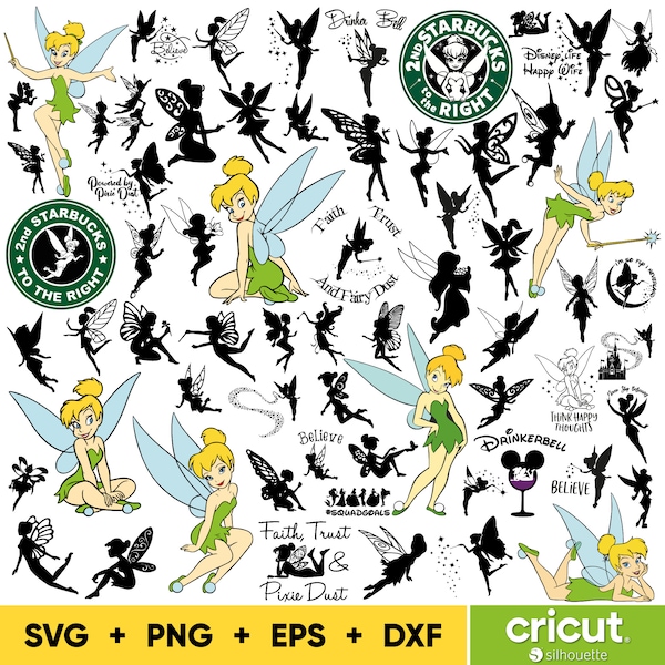 Tinkerbell Svg - Etsy