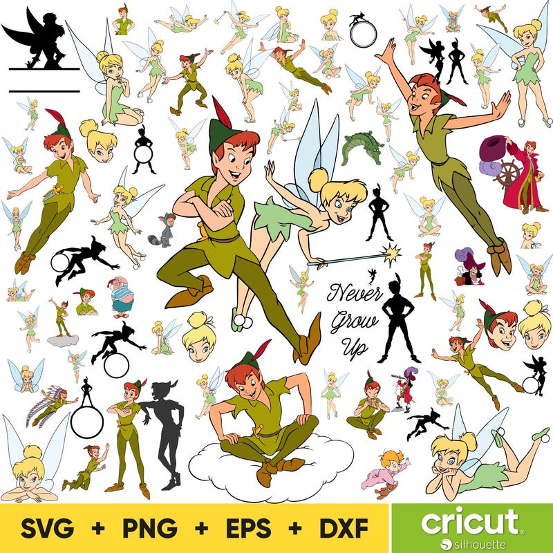 Peter Pan Clipart - Etsy