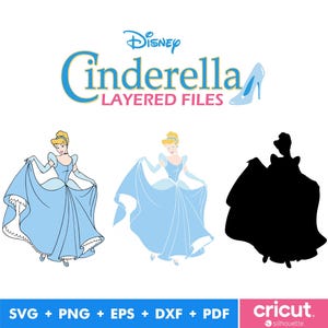 Cinderella SVG Bundle: Princess Clipart, Cricut & Silhouette Files ...