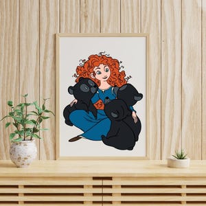 Brave SVG Bundle: Merida Clipart, Cricut & Silhouette (digital Download ...