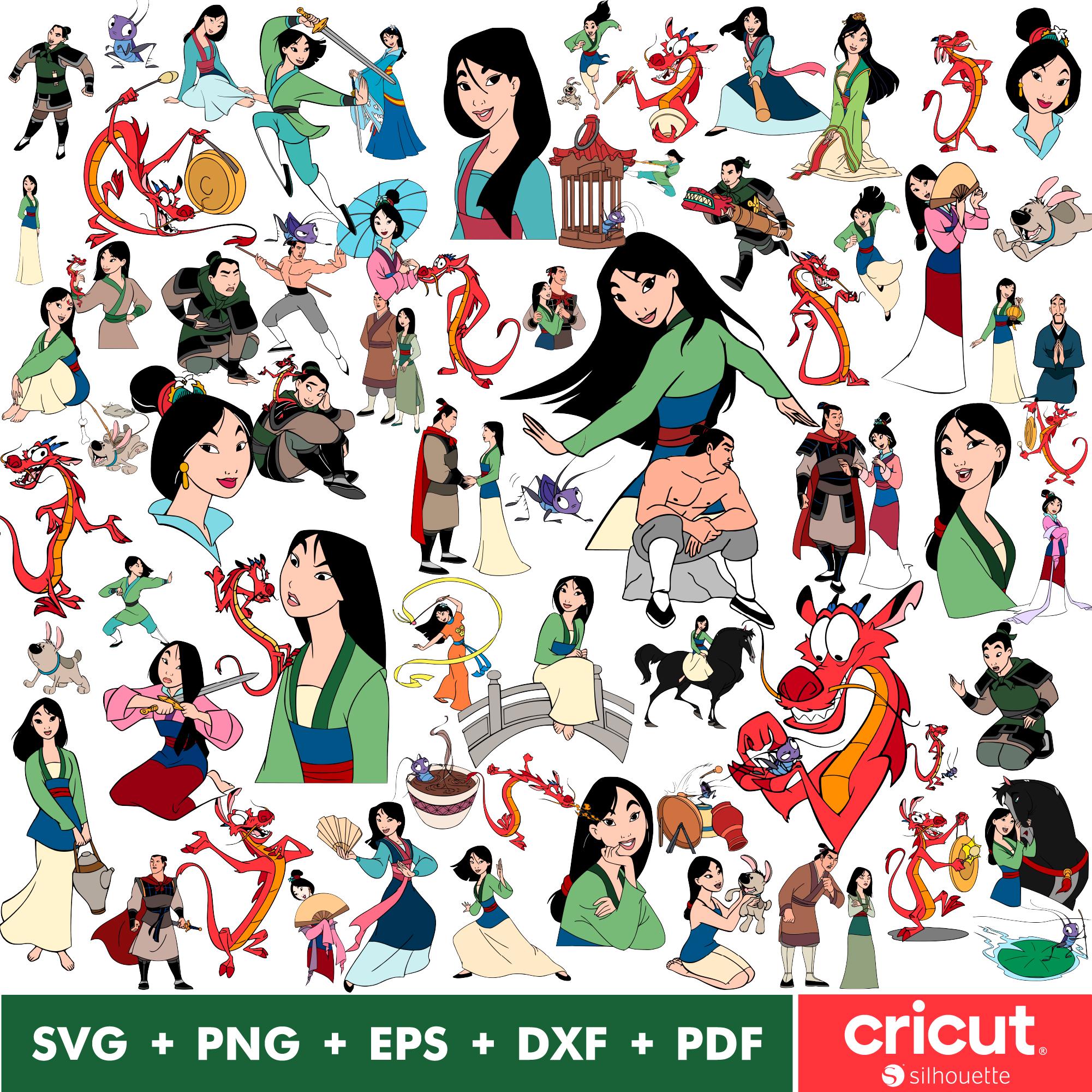 Mulan SVG Bundle: Cricut & Silhouette Cut Files (digital Download) - Etsy